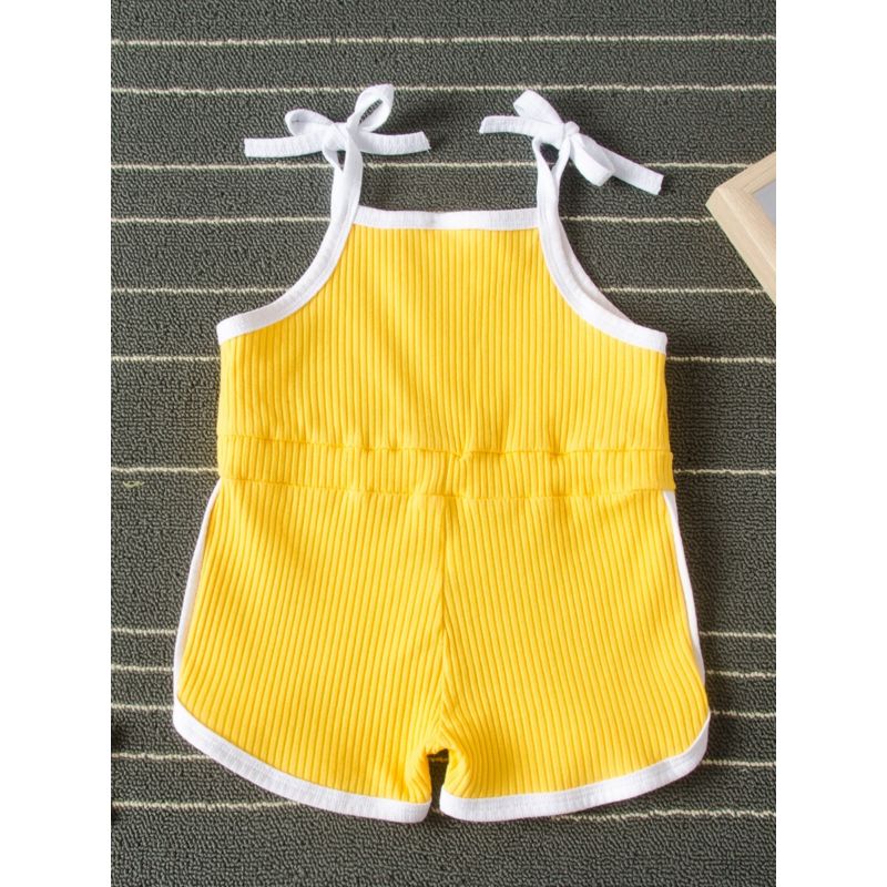 Wholesale Summer Stylish Girls Ribbed Romper 200513108