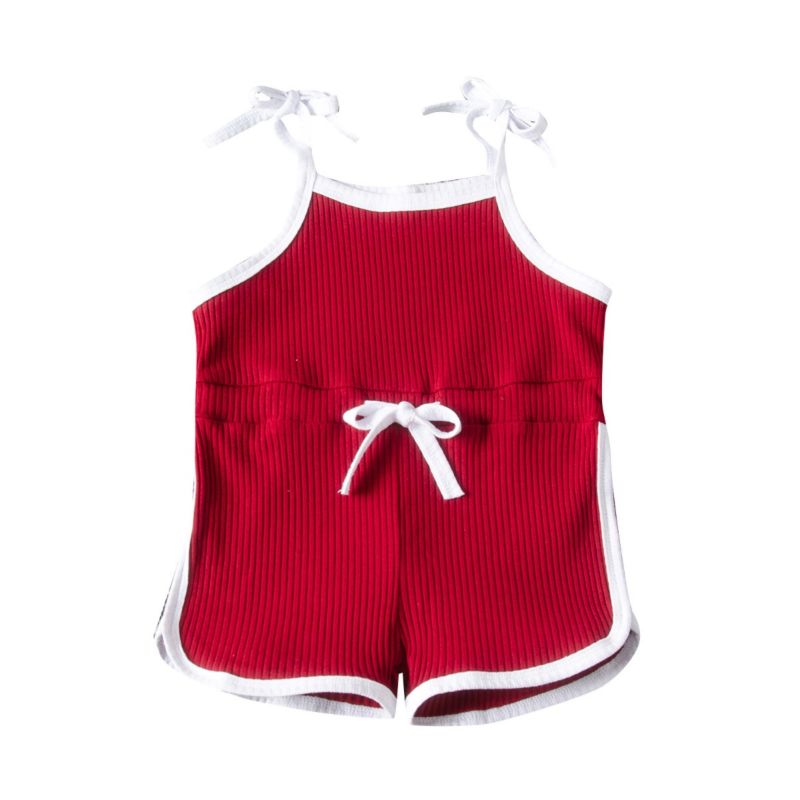 Wholesale Summer Stylish Girls Ribbed Romper 200513108