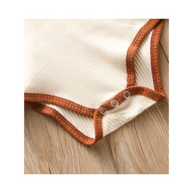 Wholesale 2Pcs Summer Baby Ribbed Romper Top + Elastic