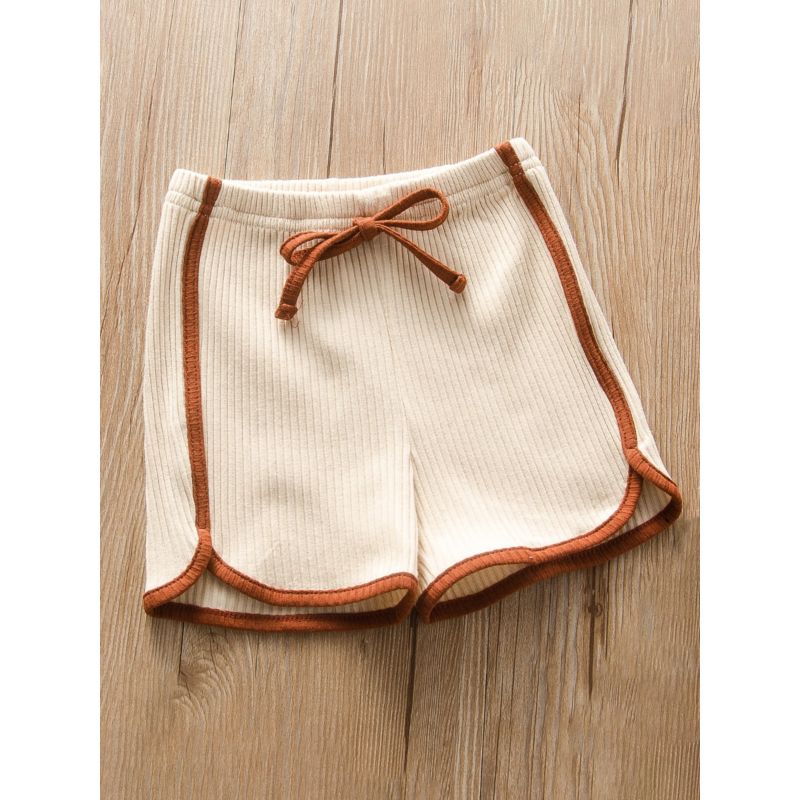 Wholesale 2Pcs Summer Baby Ribbed Romper Top + Elastic