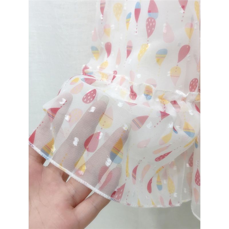 Wholesale Versatile Kid Girl Printed Chiffon Cami Dress