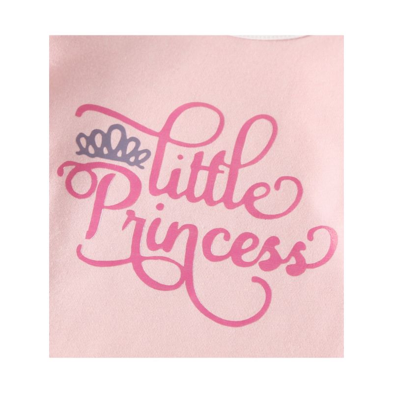 Wholesale 3 Pieces Baby Girl Little Princess Print Set