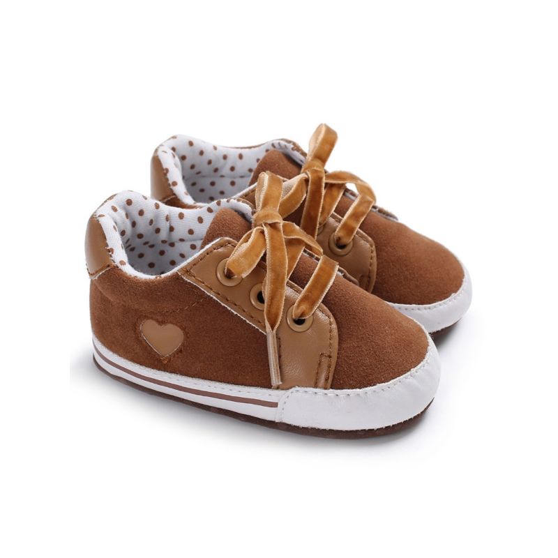 Wholesale Baby Star & Love Pattern Soft Soled Shoes 200