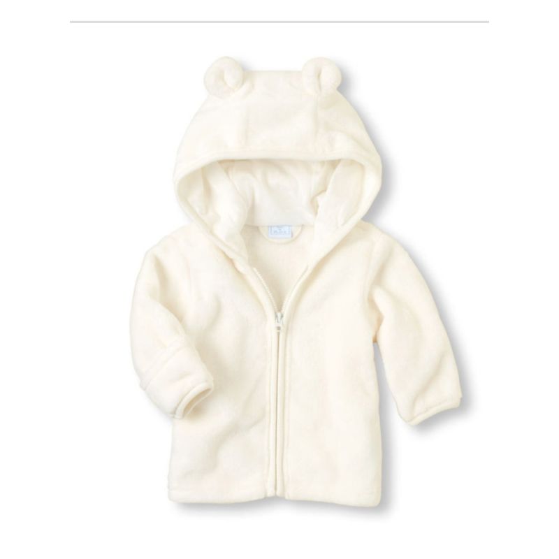 Wholesale Baby Full Zip Plain Hoodie 200826337 - kiskis