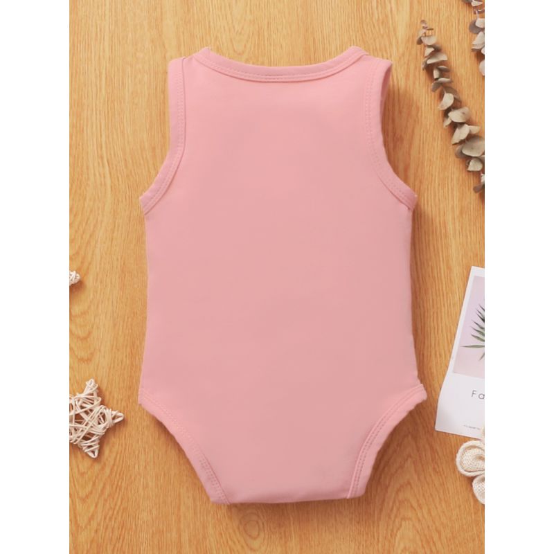 Wholesale Baby Solid Color Tank Onesie 20122797 - kiski