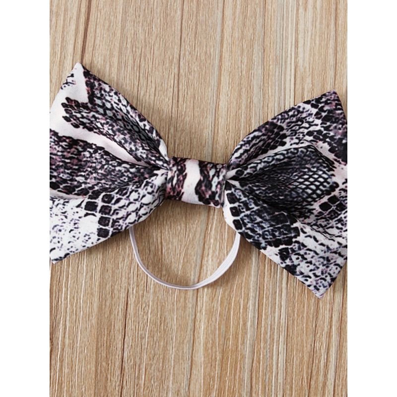 Wholesale 3 Pieces Toddler Kid Girl Snake Skin Colorblo