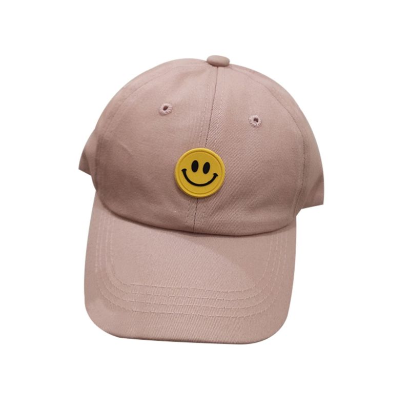 Wholesale Kid Round Smile Plain Baseball Cap 210313644