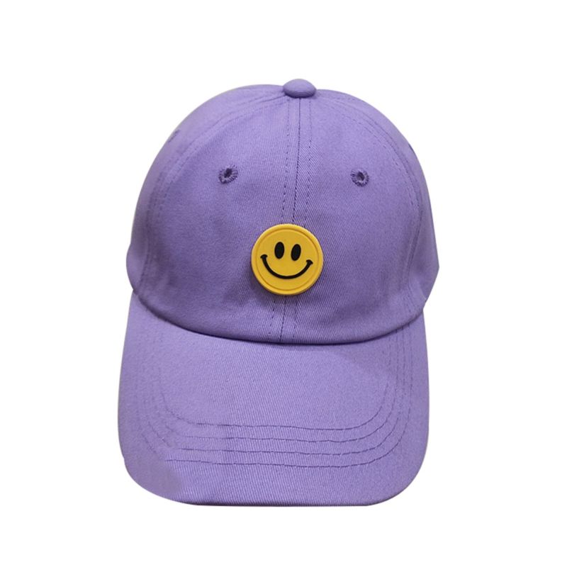 Wholesale Kid Round Smile Plain Baseball Cap 210313644