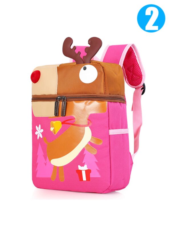 Wholesale Cute Cartoon Deer SchoolBag Wear-proof Backpa