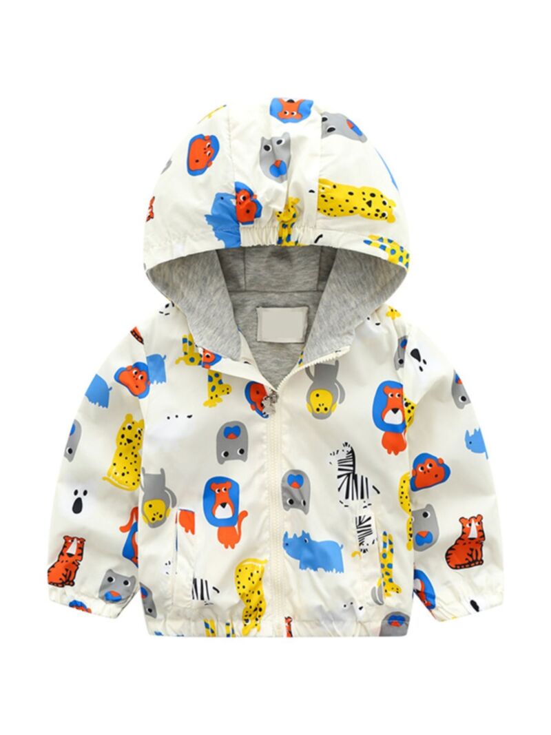 Wholesale Cute Autumn Cartoon Animal Hooded Jacket 1908