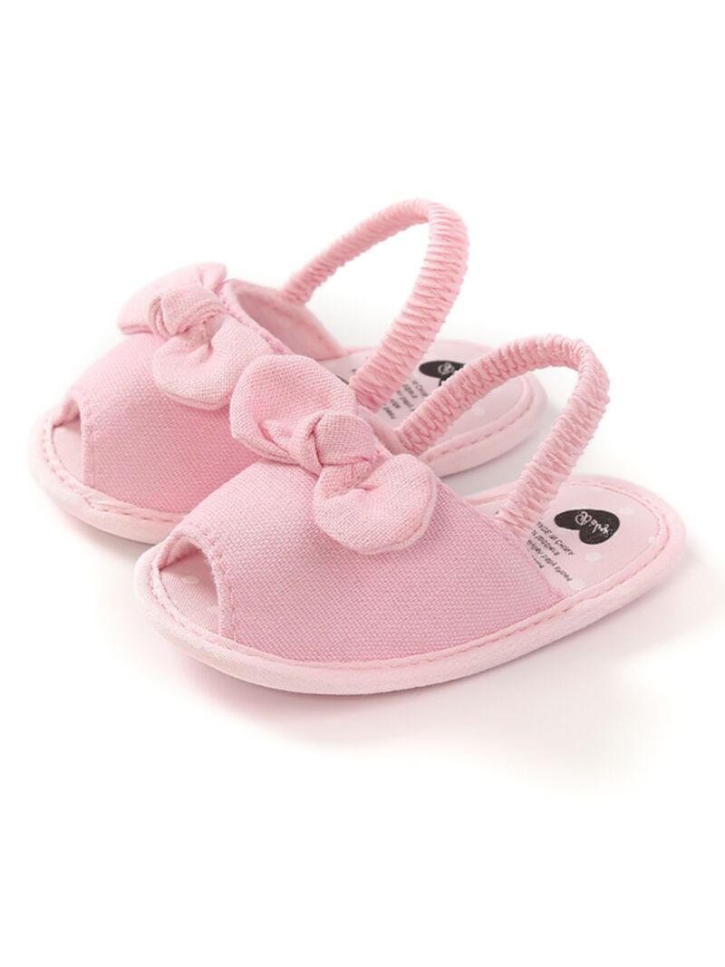 Wholesale Cute Baby Girl Bow Indoor Slipper 20030313