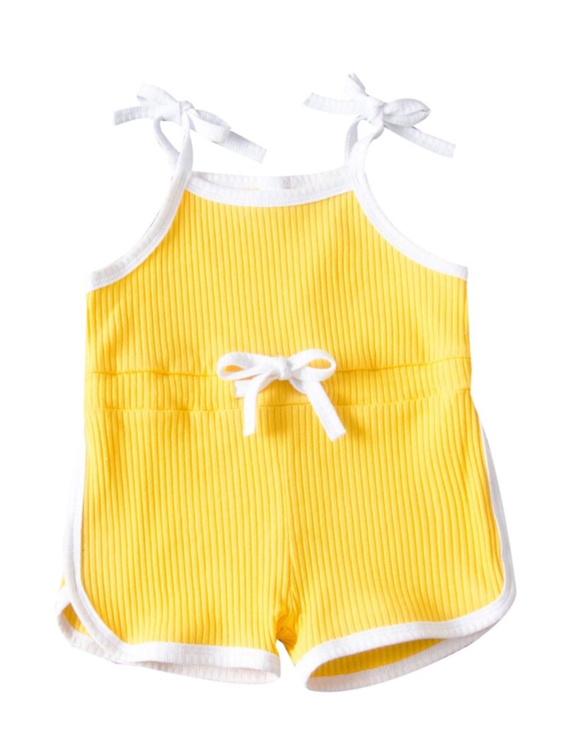 Wholesale Summer Stylish Girls Ribbed Romper 200513108