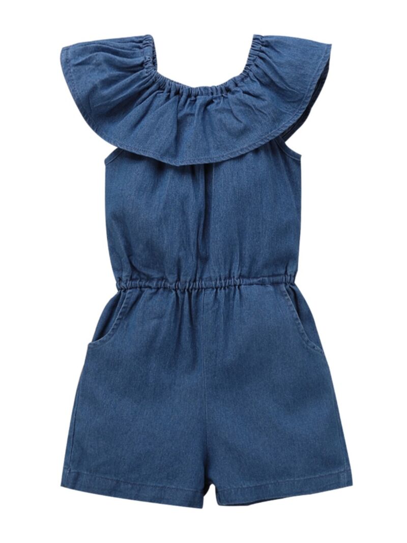 Wholesale Kid Girl Trendy Off Shoulder Romper 20080920