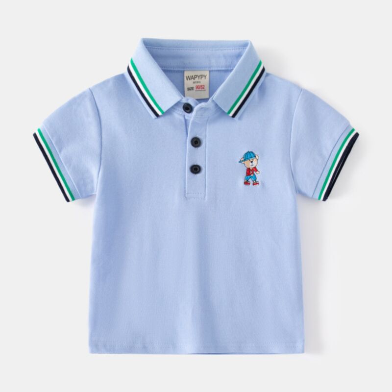 Wholesale 18M-6Y Toddler Boys Embroidery Polo Shirts Wh