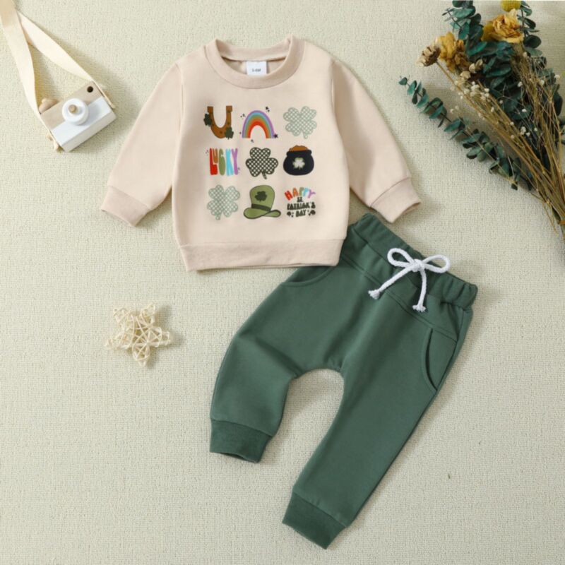Wholesale 3-24M St. Patrick'S Day Cartoon Four-Leaf Clo
